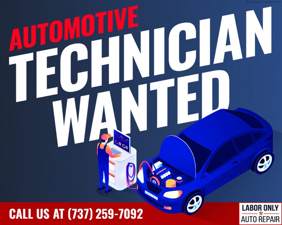 Join Our Team: Level A Technician Wanted! - Labor Only Auto Repair
